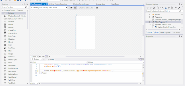 How To Create And Use Custom Control In UWP